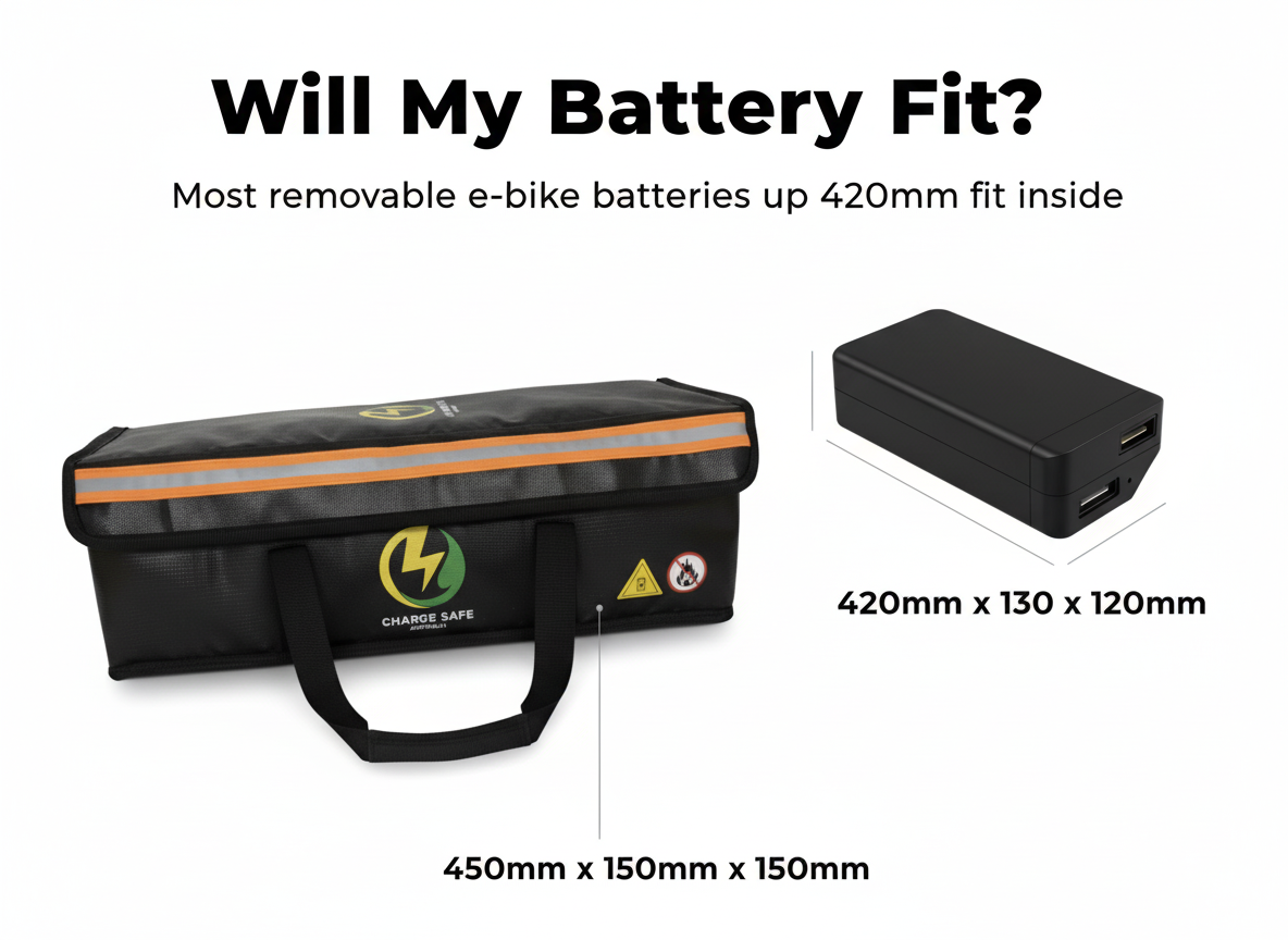 Charge Safe Australia - Fireproof Lithium-Ion Battery Charging Bag